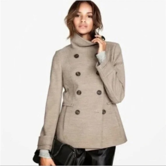 H&M | Jackets & Coats | Hm Double Breasted Peacoat Jacket Size 2 | Poshmark